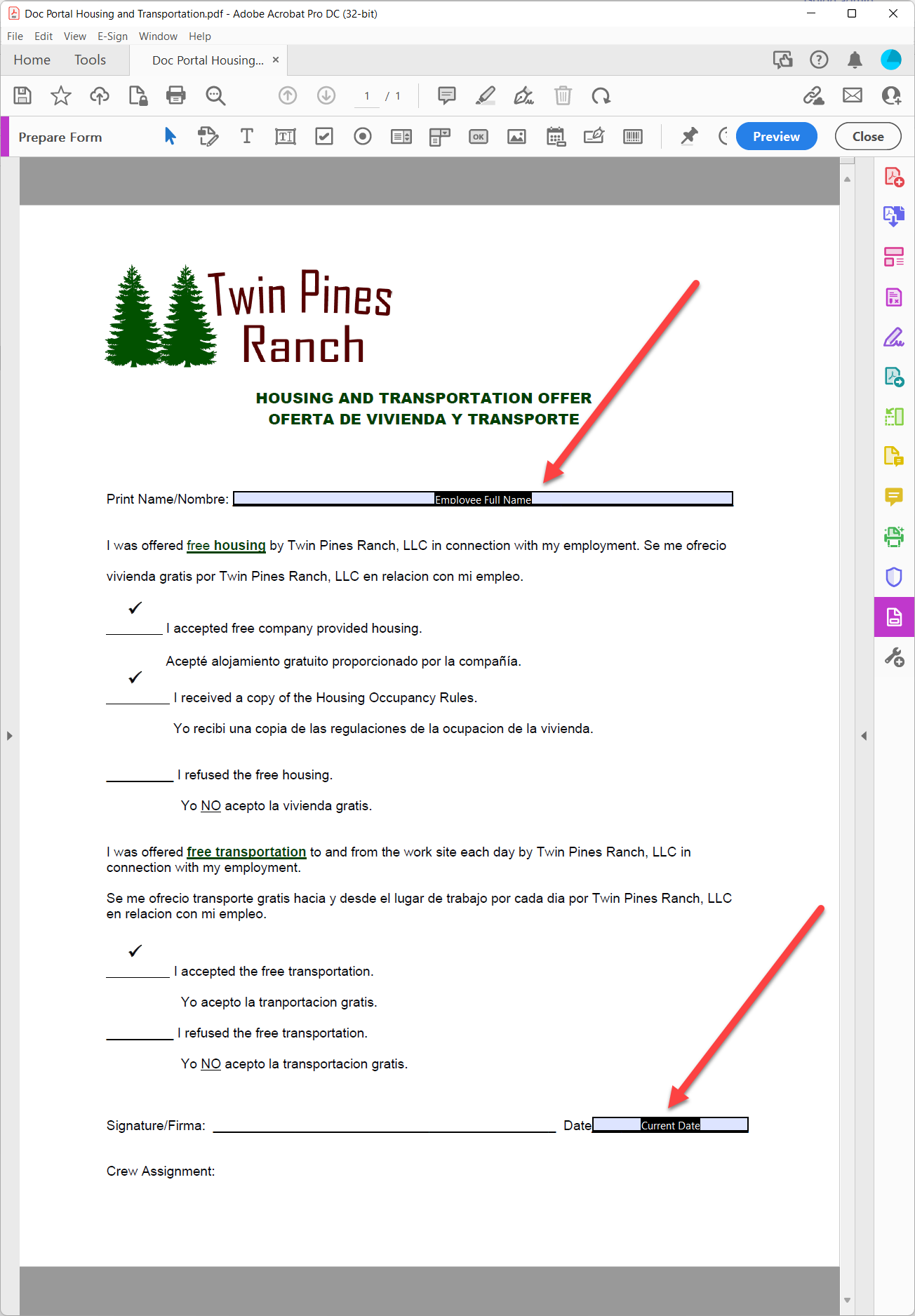 How do I create Form Fields? – Document Portal, LLC